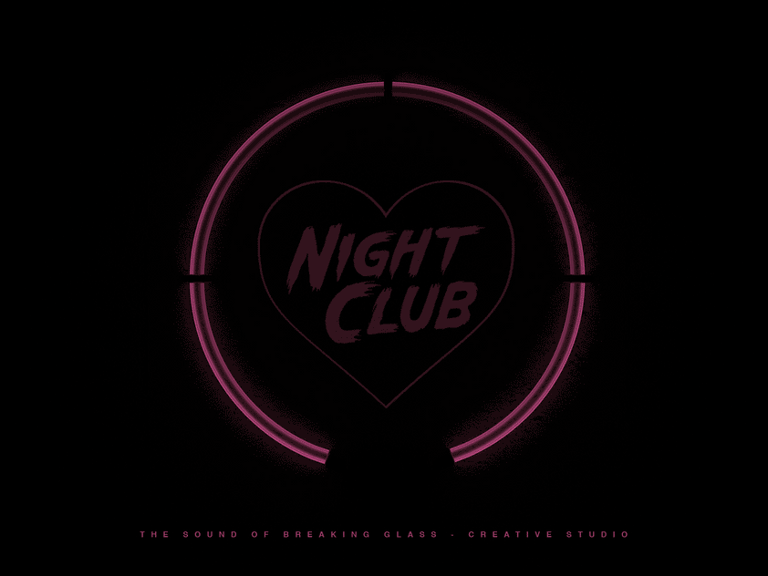 Animated Neon Sign Logo Mock-Up Version 1 – The Sound Of Breaking Glass ...